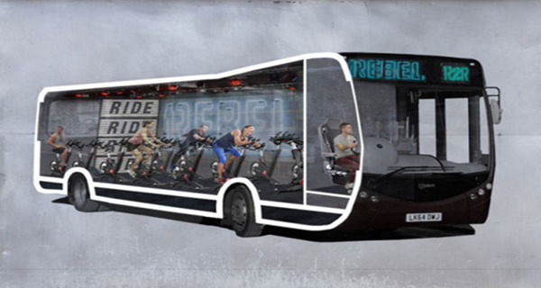 Ingenious Fitness Bus Will Let You Work Out During Your Commute 创意健身公交 ...