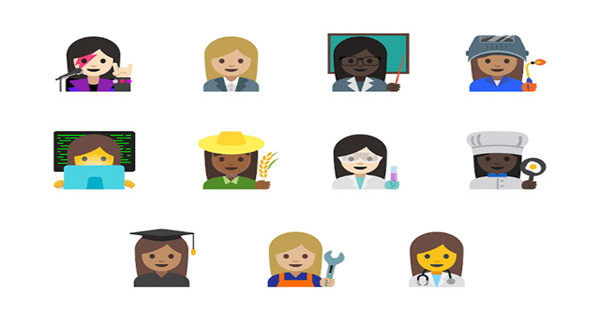 New Gender Equality Emoji to Show Women at Work 大波职场女性表情符号来袭
