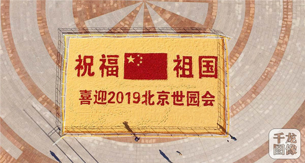 A Corn and Pepper Work Displayed in Yanqing, Beijing