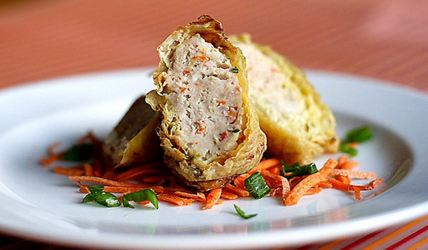 Minced Chicken and Pork Rolls